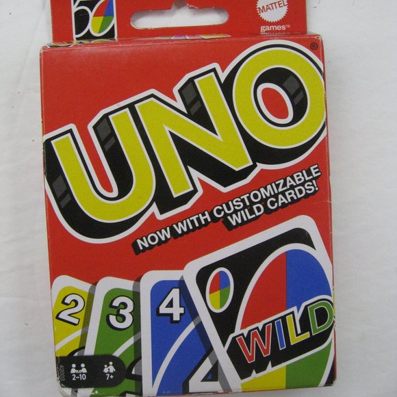 Mattel | Toys | Uno Customizable Wild Cards Set Game New And Sealed ...